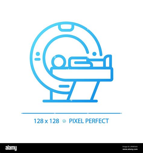 Ct Scan Pixel Perfect Gradient Linear Vector Icon Stock Vector Image And Art Alamy
