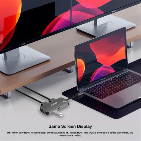 Usb Type C To In Triple Display Multiport Hub
