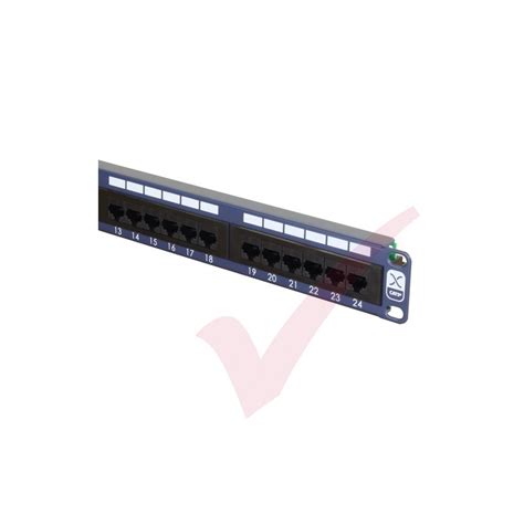 Excel 24 Port Cat5e Patch Panel Blue Patchsave Solutions