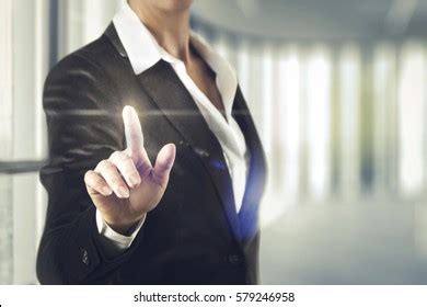 Women Touch Screen Images Stock Photos Vectors Shutterstock