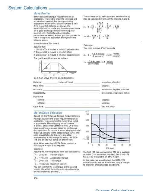 Rms Torque Pdf Acceleration Torque