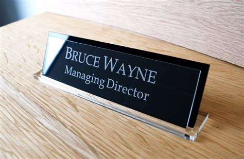 Table Name Plate Glass At Aron Desrochers Blog