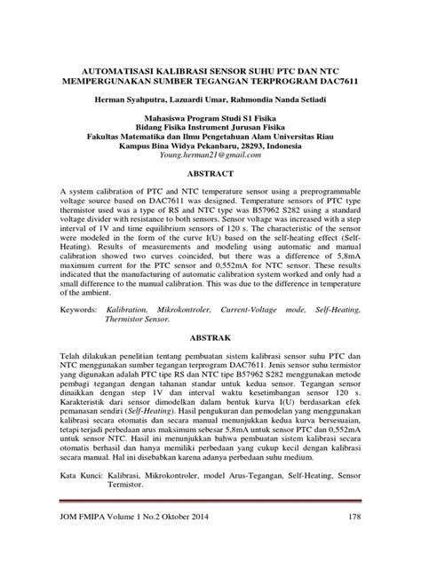 Sensor Suhu Ptc Dan Nct Pdf