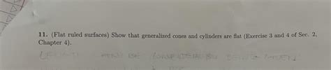 Flat Ruled Surfaces ﻿show That Generalized Cones