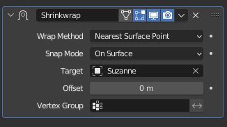 Modeling Shrinkwrap Modifier Not Displaying Correctly In Edit Mode When The Target Object Has