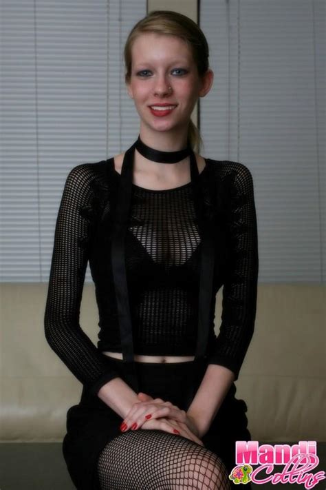 Pictures Of Mandi Collins Teasing In Panties And Stockings Porn