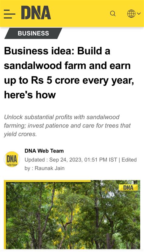 Rajesh Singh Rathore On Linkedin Sandalwood Commercial Farming Project Aaranyam Aaranyam…