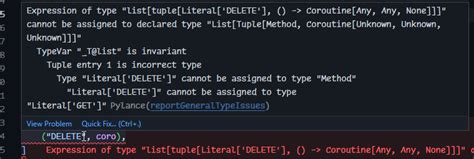 Incorrect Error On Invariants Typed With Tuple Containing Literal As