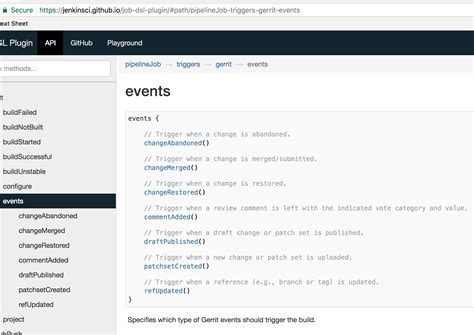 How To Trigger A Build In Jenkins When Adding A Comment In Gerrit With