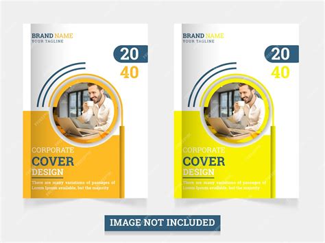 4에서 도시 배경 연간 비즈니스 기업 책 표지 디자인 서식 파일 프리미엄 벡터