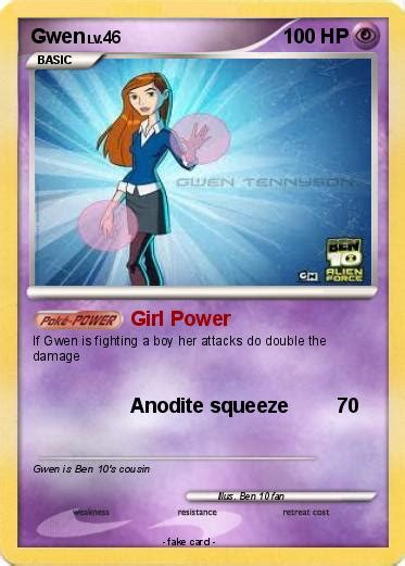 Pokémon Gwen 81 81 Girl Power My Pokemon Card