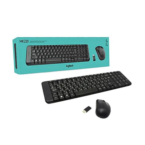 Wireless Logitech Combo MK 220 Keyboard Mouse