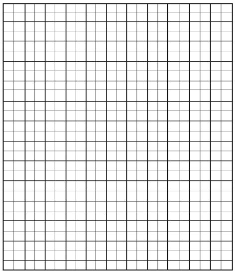 Printable Graph Paper 1 4 Inch
