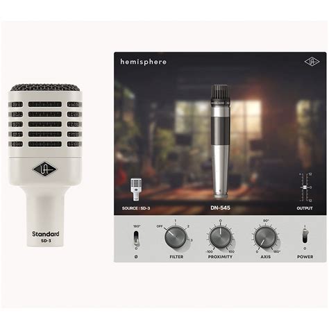 Universal Audio Sd 3 Dynamic Microphone With Hemisphere Mic Modelling
