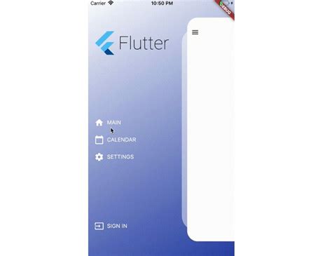 Flutter Drawer Dynamic Ready Side Menu Flutter Tutorial