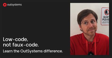 Low Code Not Faux Code Learn The Outsystems Difference Outsystems