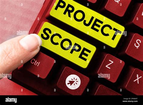 Inspiration Showing Sign Project Scope Word For Evaluation Of Work Efforts A Product