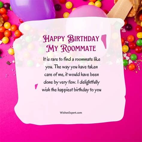 40 Sweet Birthday Wishes For Roommate