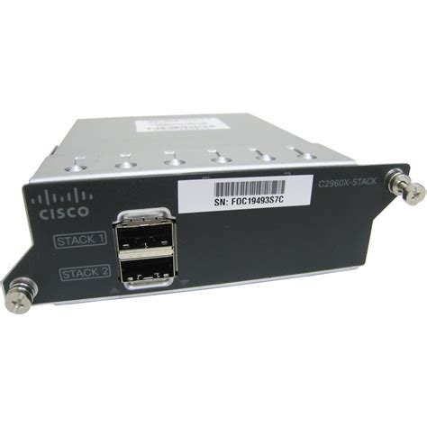 Cisco C2960x Stack