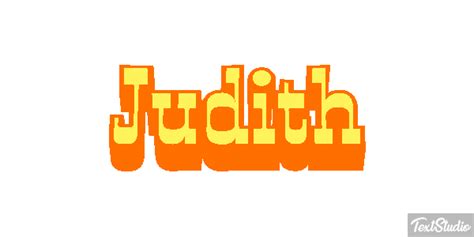 Judith Name Animated  Logo Designs