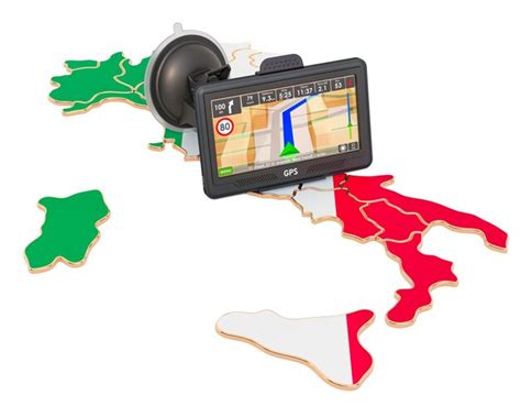 Premium Photo Gps Navigation In Italy 3d Rendering
