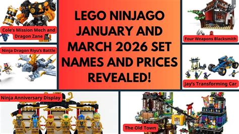 Lego Ninjago 2026 Set Names And Prices Revealed Ninjago 15th