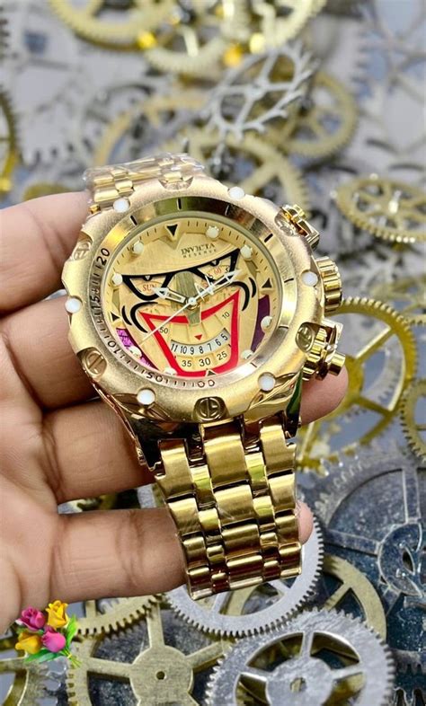 Round Invicta Jocker Gold Watch For Men For Daily At ₹ 3599 Piece In