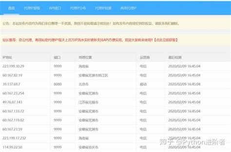 手把手教你用免费代理ip爬数据 知乎