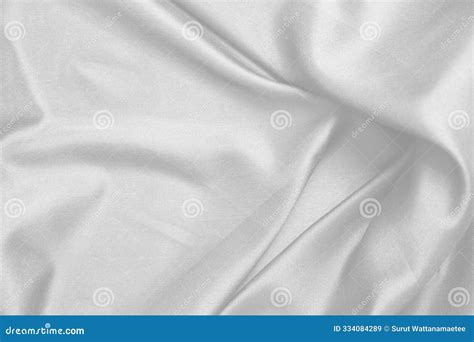 Smooth Elegant White Silk Fabric Or Satin Luxury Cloth Texture For