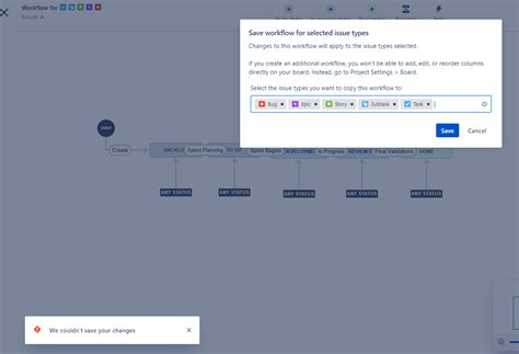 Solved New Scrum Workflow Is Not Saving