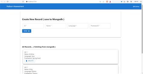 GitHub Krishnasaw Task WEB UI Forms