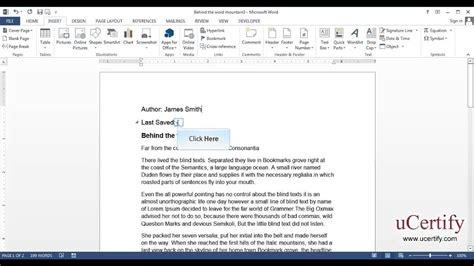How To Insert Author Name In Word Document At Lauren Bean Blog