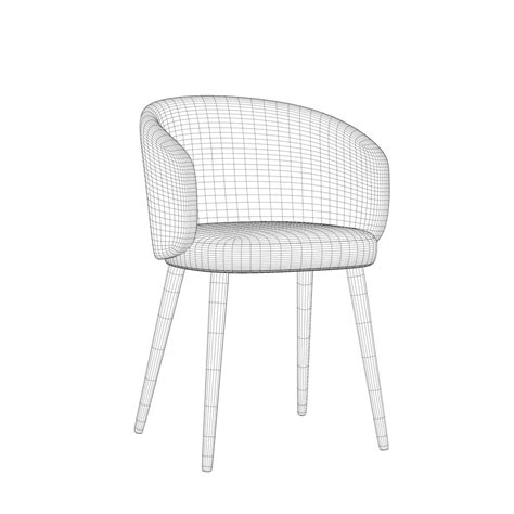 3d Dining Armchair Turbosquid 2295981
