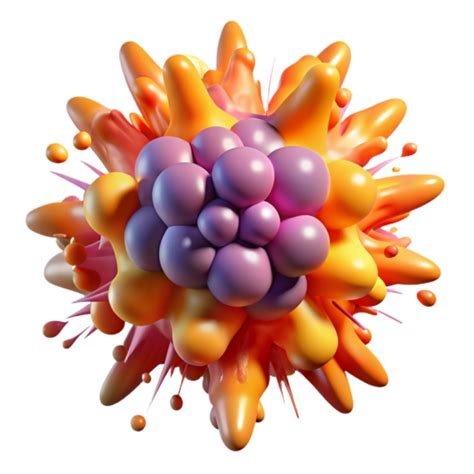 Abstract 3d Render Colorful Blob Explosion 56478573 Png
