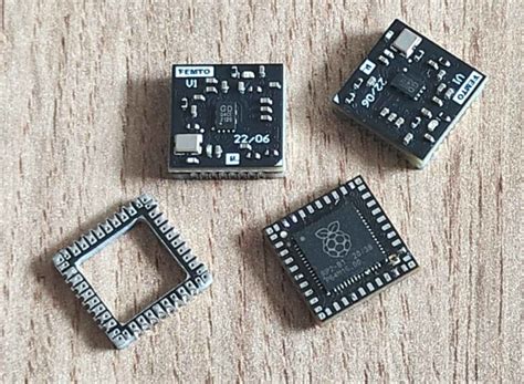 Femto Is A Tiny 12x12mm Raspberry Pi Rp2040 Module Cnx Software