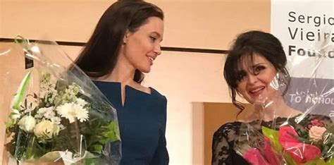 ანჯელინა ჯოლი და ელისო ბოლქვაძე გაეროში ერთ ღონისძიებაზე გამოვიდნენ