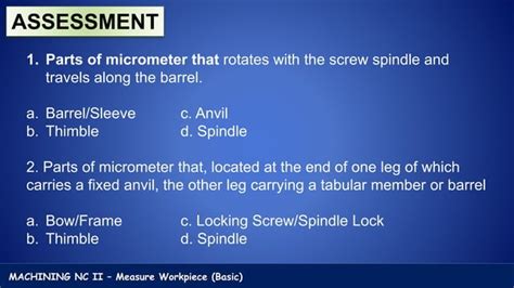 Topic 1 Micrometer Types And Application Pptx Needlework Arts And Crafts