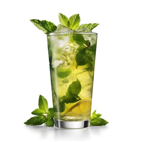 Premium Photo Refreshing Cucumber Lime Isolated On White Background