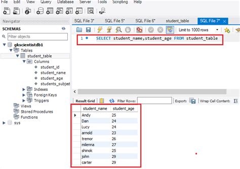 mysql select query with where clause important steps
