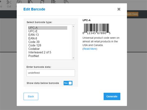 how to add and edit barcodes in your label design