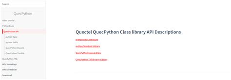 Document Sharing Build Quecpython Development Environment