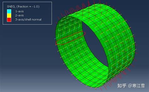 [软件使用]abaqus壳单元局部坐标系 知乎