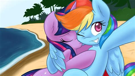 Twilight And Rainbow Dash By Moonfire84 On Deviantart