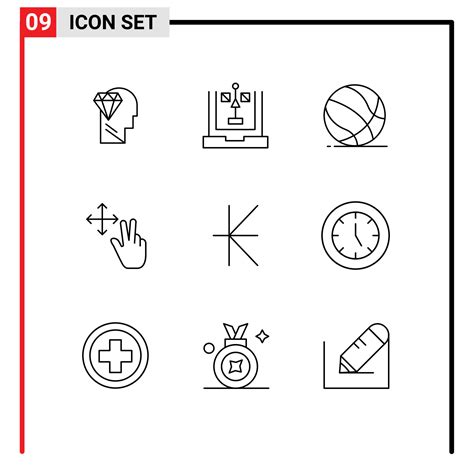 Universal Outlines Set For Web And Mobile Applications Currency Gesture Planning Finger Sport