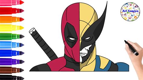 How To Draw Deadpool And Wolverine Step By Step Easy