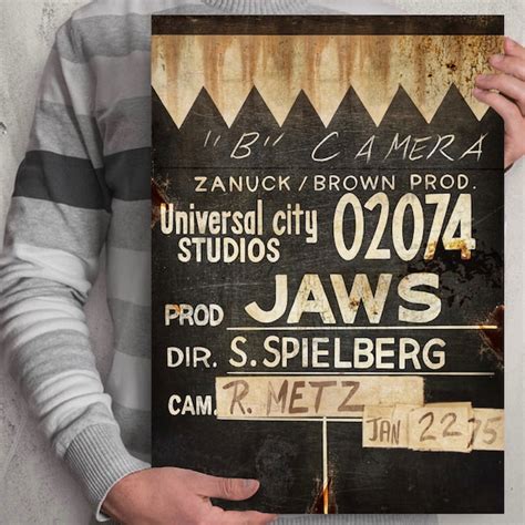 Jaws Poster Etsy