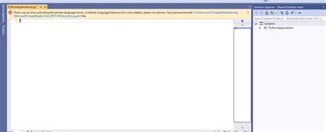 Live Share An Error Pops Up In Live Share Client And Intellisense Is Invalid After Join Live