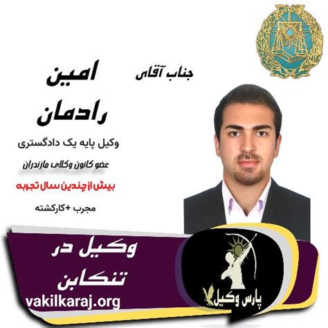 امین رادمان • پارس وکیل • {1404}