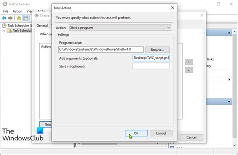 How To Schedule Powershell Script In Task Scheduler On Windows