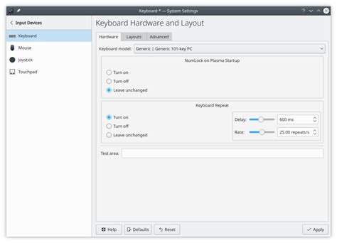 system settings keyboard kde userbase wiki